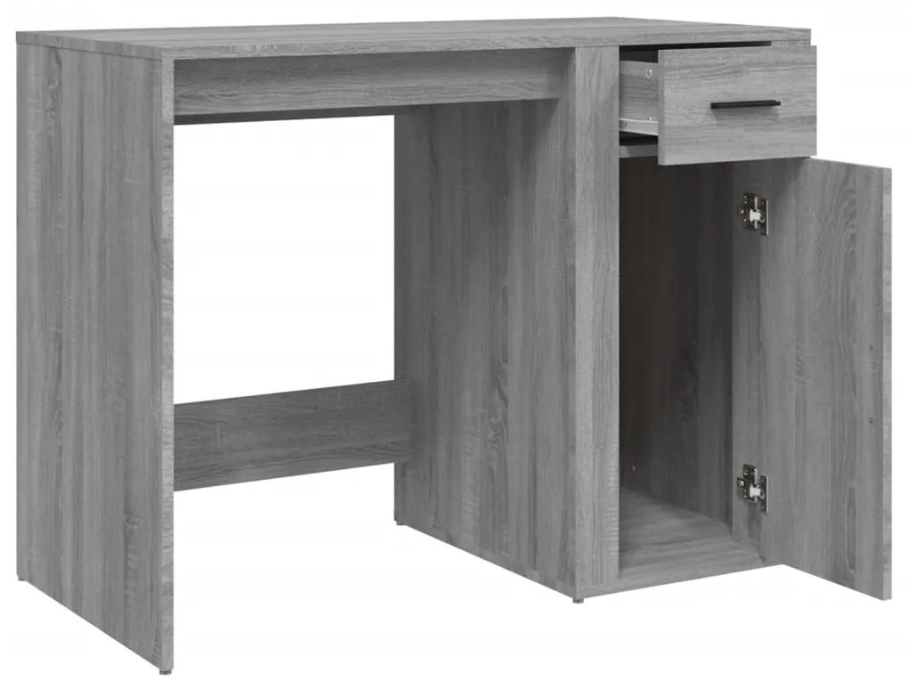 Psací stůl šedý sonoma 100 x 49 x 75 cm kompozitní dřevo