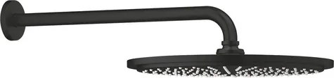 Grohe Rainshower Cosmopolitan hlavová sprcha na stěnu včetně sprchového ramena matná černá 260662430 G260662430