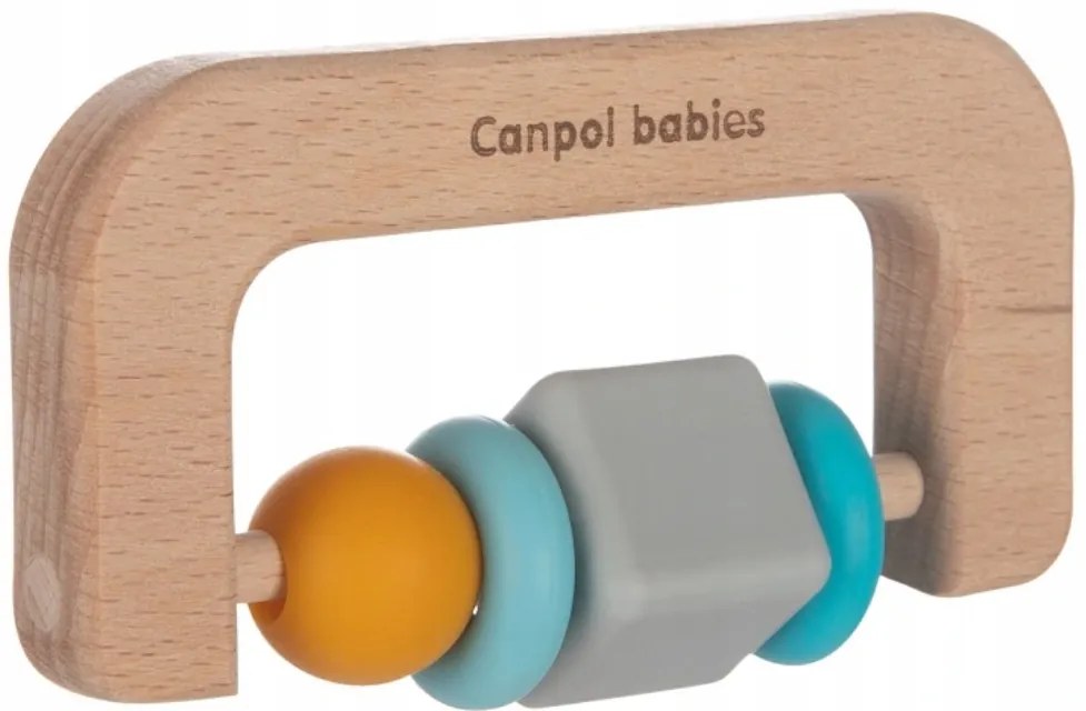 Canpol babies Dřevěné kousátko pilka- přírodní
