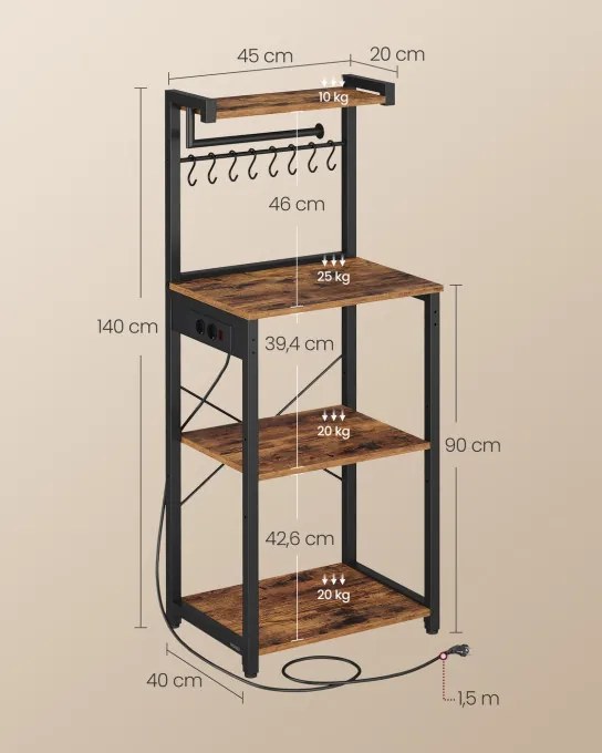 Kuchyňská police KKS013KD02