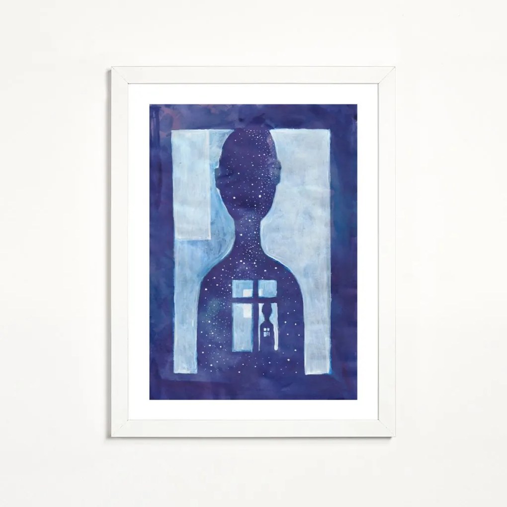 Jakub König | Okna Rám: Černý, Velikost: 40 x 30 cm
