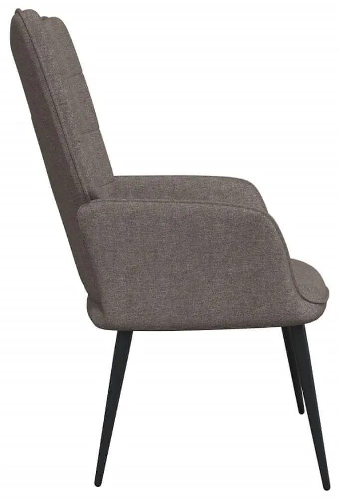 Petromila Relaxační židle taupe textil