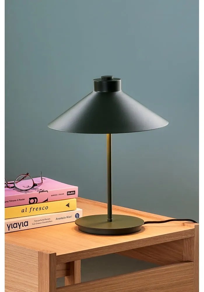 Tmavě zelená stolní lampa (výška 38 cm) Shape – Hübsch