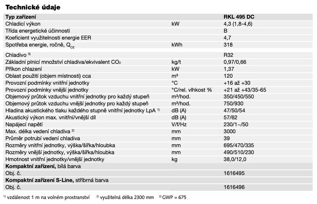 Mobilní klimatizace Remko RKL 495 DC S-Line (stříbrná)