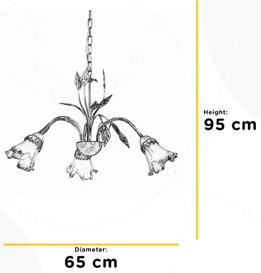 ONLI - Lustr na řetězu LANCIA 3xE14/6W/230V