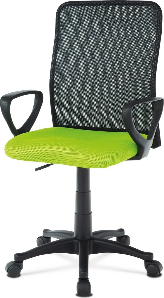 Autronic Kancelářská židle, látka MESH zelená / černá, plyn.píst KA-B047 GRN
