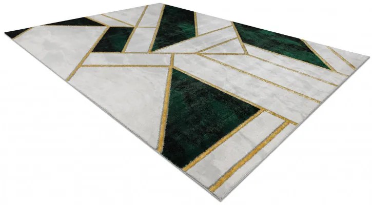 Dywany Łuszczów, Kusový koberec Emerald 1015 green and gold, 240x330, zelená, kancelář