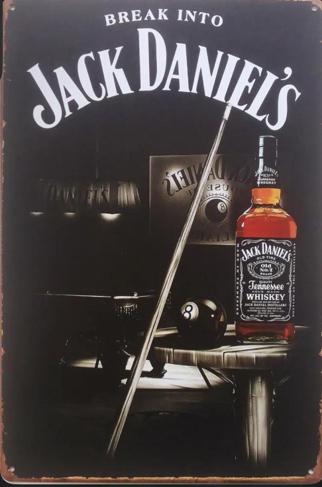 Plechová cedule Jack Daniel's tágo