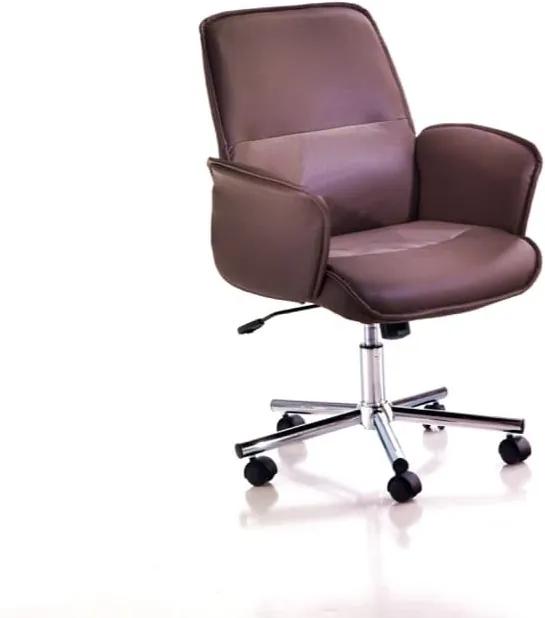Tomasucci Kancelářská židle CONY BROWN 91/97x62x62cm,hnědá
