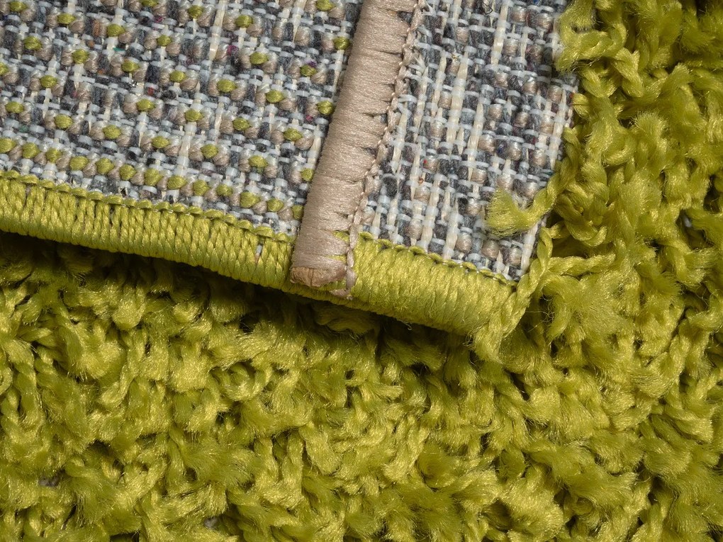 Mono Carpet, Kusový koberec Efor Shaggy 1903 Green, 120x170, zelená, ložnice