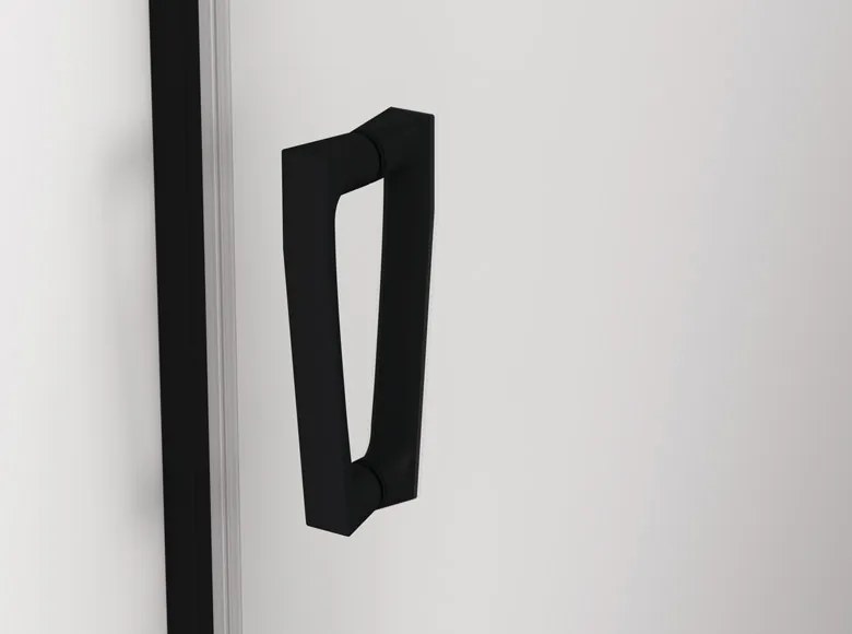 Sanswiss CADURA CAS2 posuvné sprchové dveře 110 cm Šířka: 1100 mm, Profil: Černá, Sklo: Screen 87