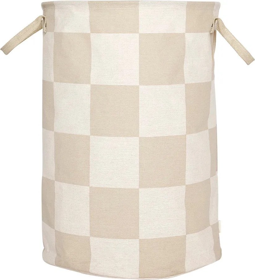 Béžový/krémový látkový koš na prádlo Chess – OYOY Living Design