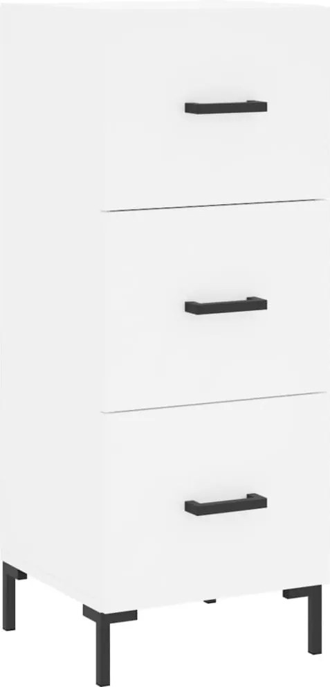 Skříň highboard bílá 34,5 x 34 x 180 cm kompozitní dřevo 3200193