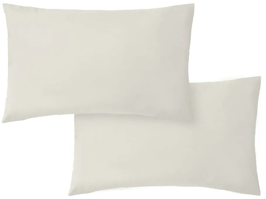 Povlaky na polštáře v sadě 2 ks z bavlněného perkálu 50x75 cm Cotton Percale – Bianca