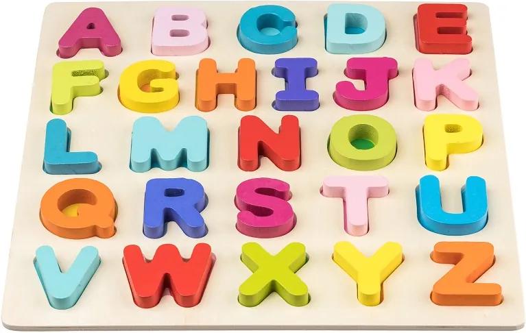 Dřevobox Velká dětská abeceda Puzzle