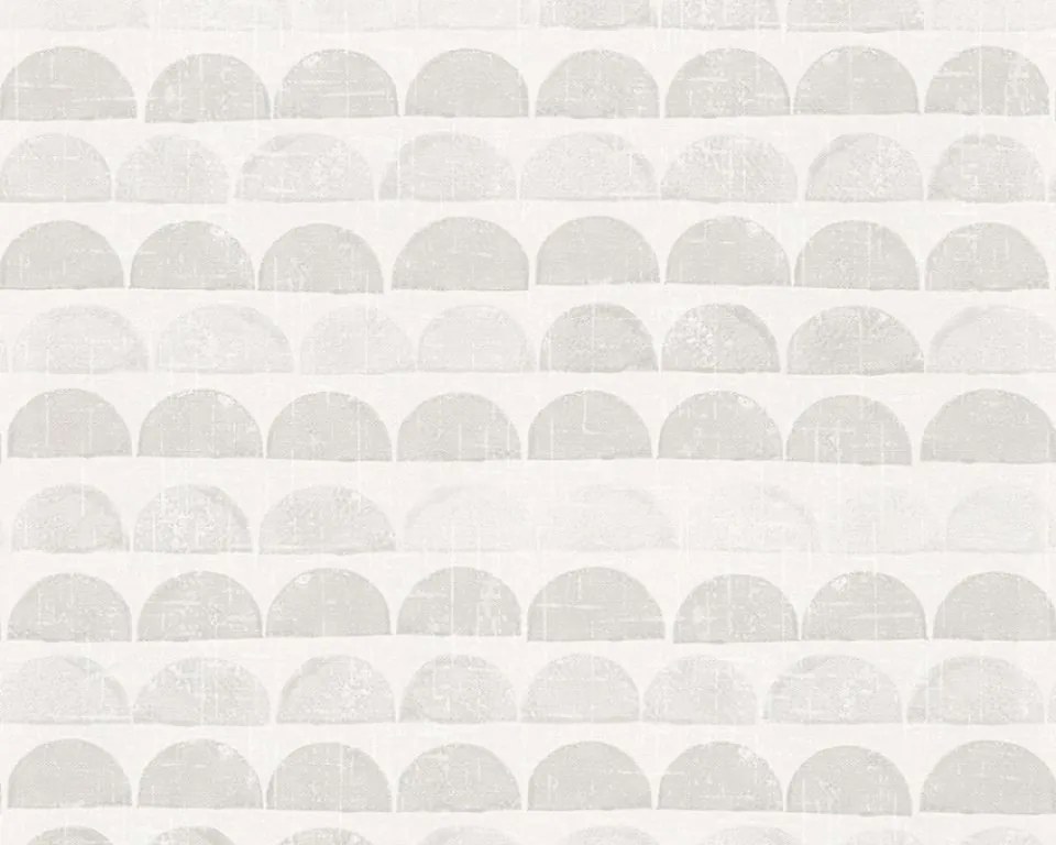 Vliesová tapeta 34244-3 krémová šedá grafická / Tapety na zeď 342443 Scandinavian Style (0,53 x 10,05 m) A.S.Création