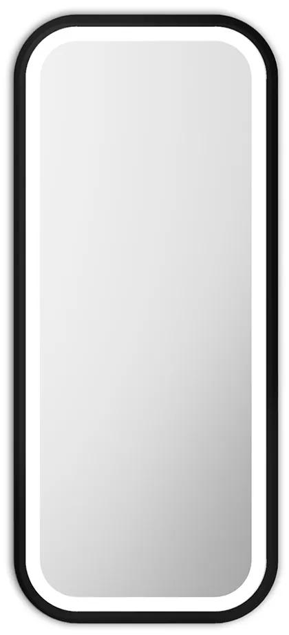 Zrcadlo Mirel Black LED Rozměr: 50 x 130 cm