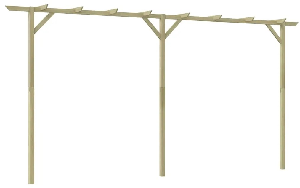 Zahradní pergola 410 x 40 x 203 cm dřevo
