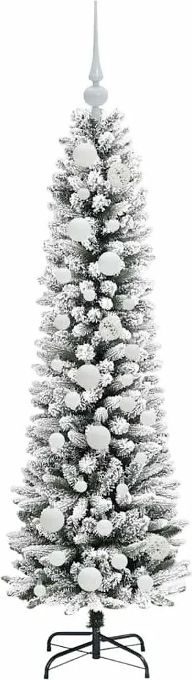 Umělý vánoční stromeček Bílá 120 cm PVC, kov a plast 3396084