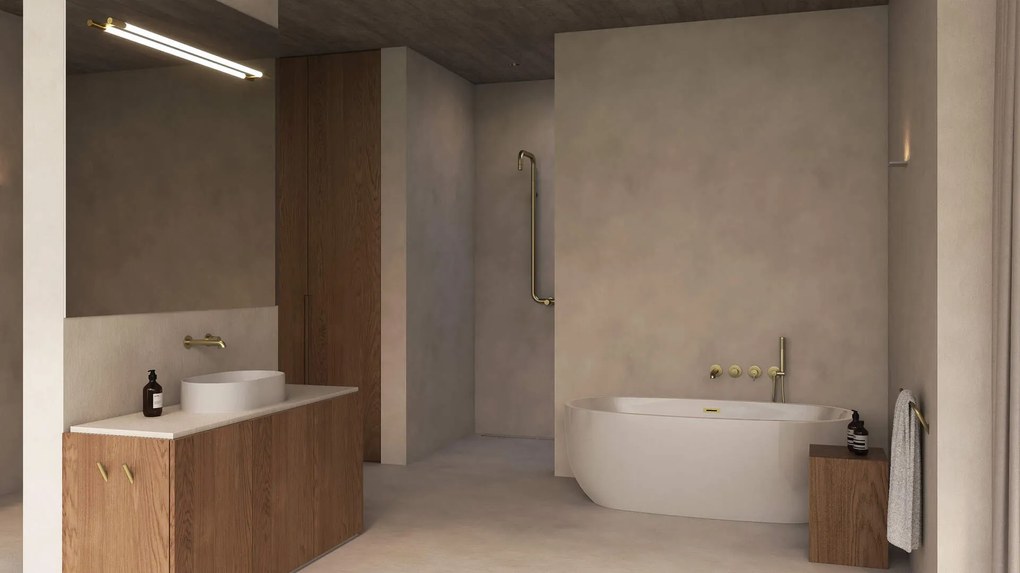 Deante Silia, granitové umyvadlo na desku 550x350x125 mm, bílá, DEA-CQS_AU6S
