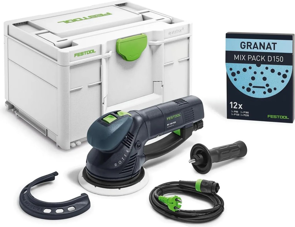 Festool | ROTEX 150 FEQ-Plus 150 mm – broušení 3v1