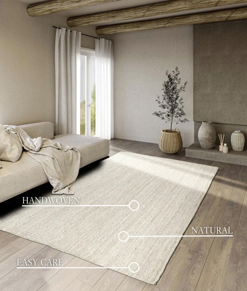 Villeroy & Boch Kusový koberec 106326 Pure White, 200x290, bílá, chodba / předsíň
