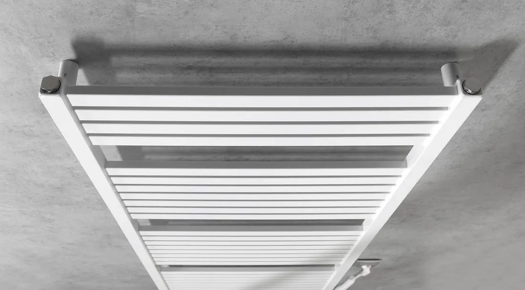 Aqualine, TONDI-E elektrické topné těleso, rovné, 600x1690 mm, 800W, bílá, DE490T