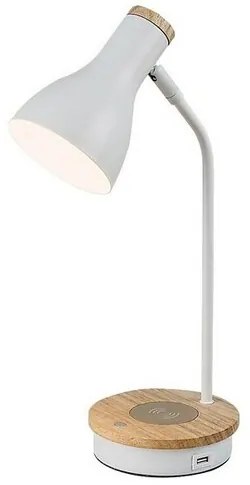 Rabalux 74001 stolní lampa Mosley, bílá