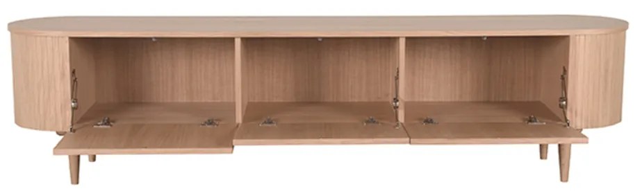 LABEL 51 dřevěný TV stolek OLIVA 55x220 cm světlý ME-70.059