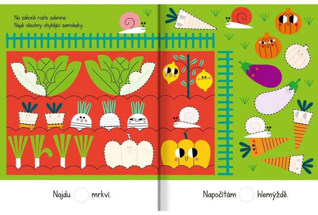 100 ztracených samolepek - Zahrada