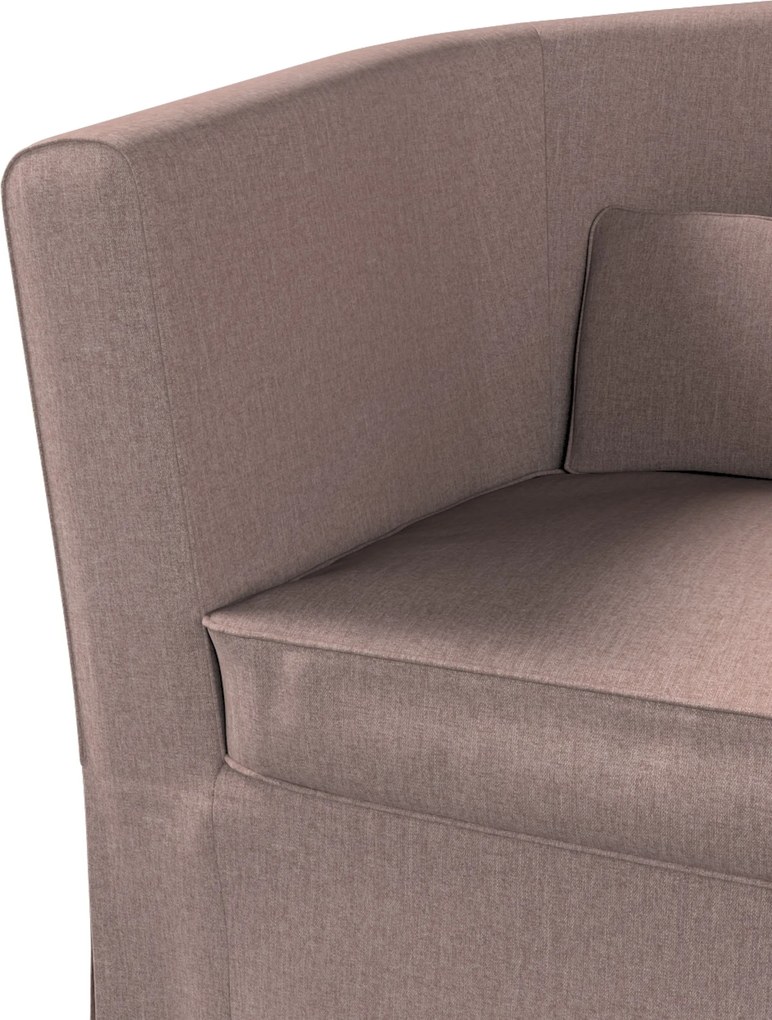 Potah na křeslo IKEA Ektorp Tullsta barva růžová látka pletený vzor