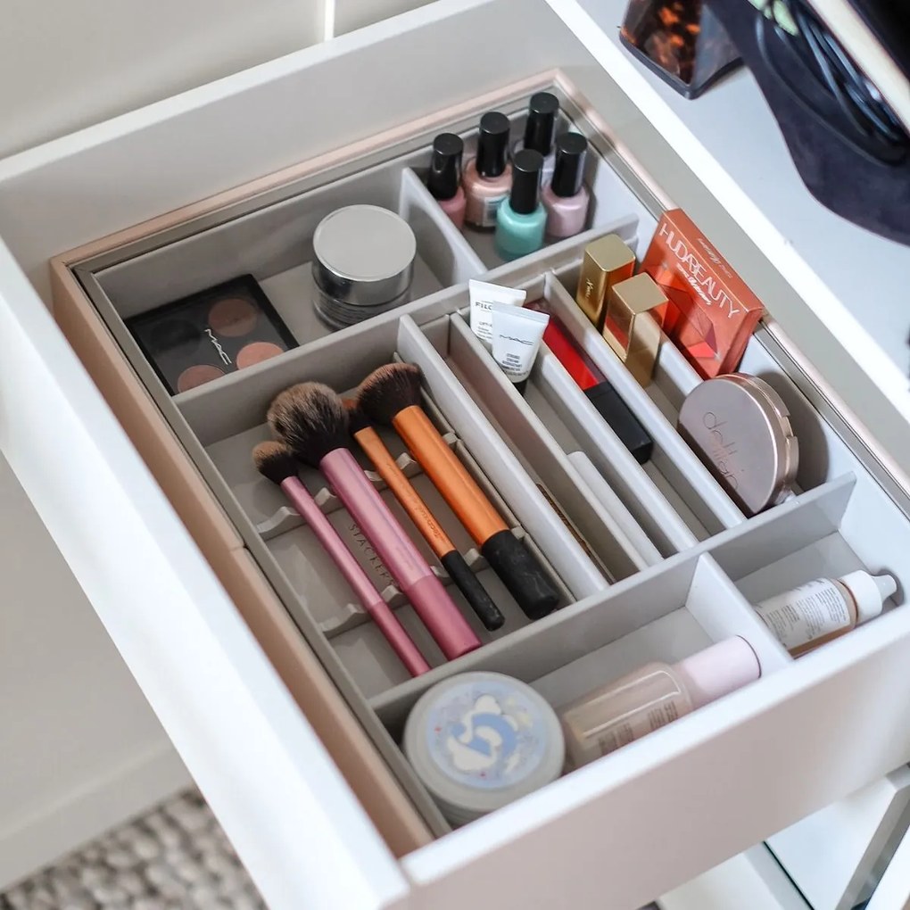 Kosmetický organizér do šuplíku Stackers Blush Makeup In-Drawer Organiser | růžová 74544