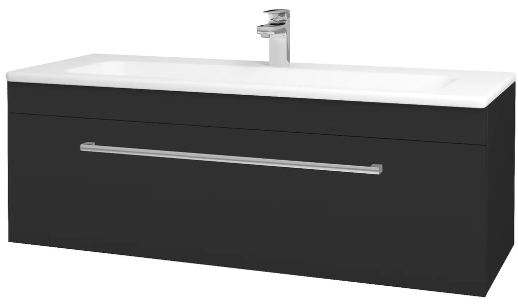 Dřevojas Koupelnová skříň ASTON SZZ 120 Varianta: D06 Ořech / Úchytka T04 / D06 Ořech