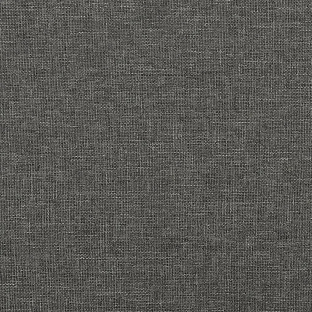 Lavice tmavě šedá 70 x 30 x 30 cm textil - Default Title