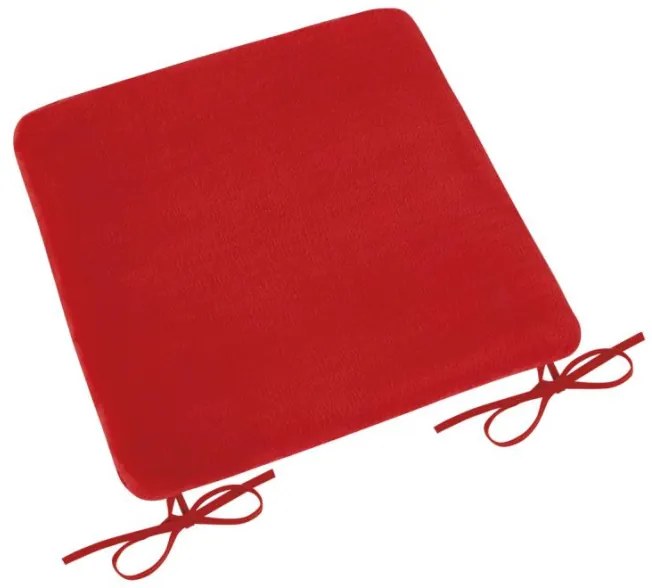 Bellatex Sedák hladký Korall micro 40x40 cm červená