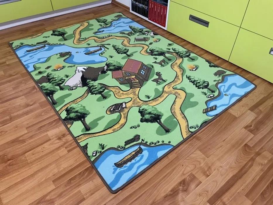 Vopi Dětský koberec Aljaška SILK 5208 160 x 240 cm