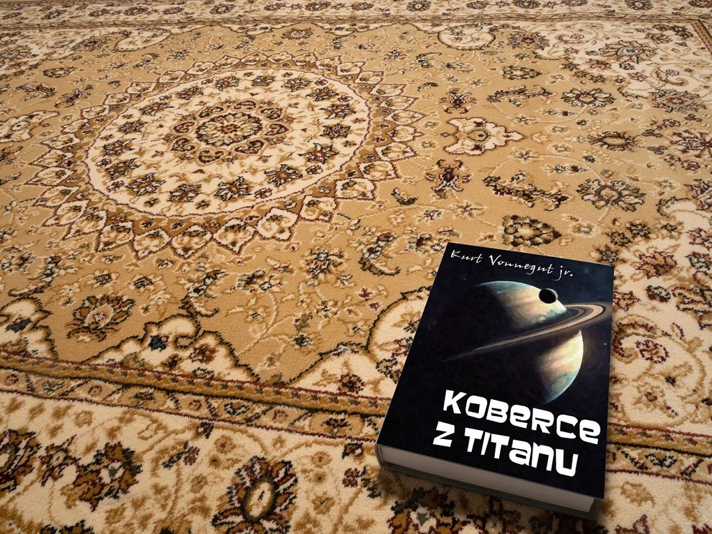 Spoltex koberce Liberec Kusový koberec Salyut beige 1566 A - 200x290 cm