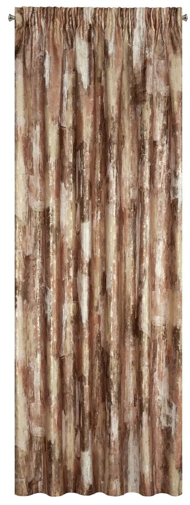 ZATEMŇOVACÍ ZÁVĚS NA PÁSCE ELLA 140X270 CM VZOROVANÁ