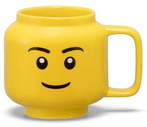 Žlutý keramický dětský hrnek 255 ml Head – LEGO®