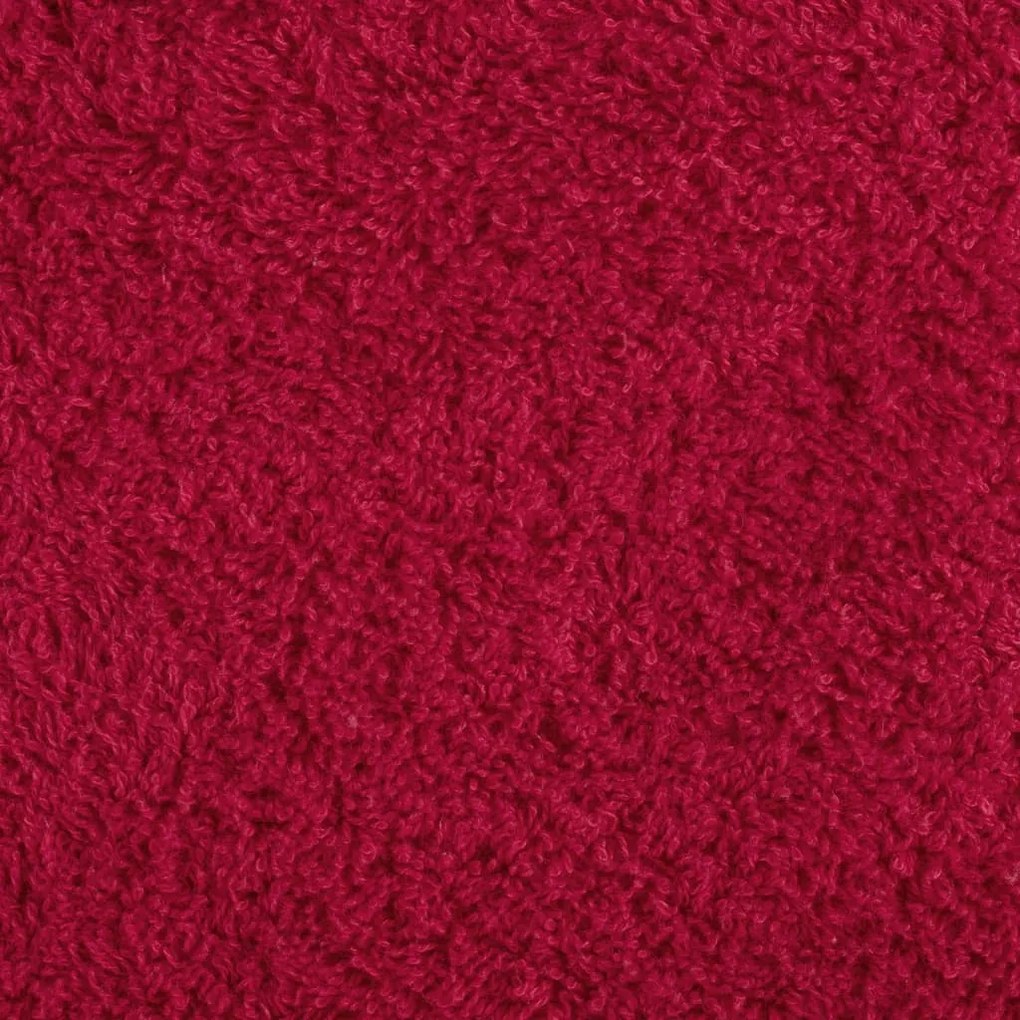 Premium ručníky SOLUND 4 ks červené 80 x 200 cm 600 g/m² 137411