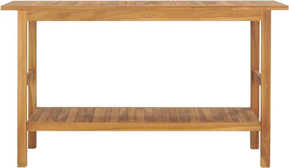 Koupelnová skříňka masivní teak 132 x 45 x 75 cm 318482