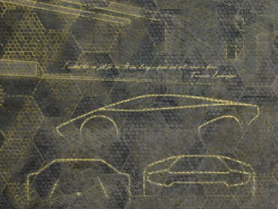 Luxusní grafická obrazová tapeta Z90057 330 x 300 cm Automobili Lamborghini 2