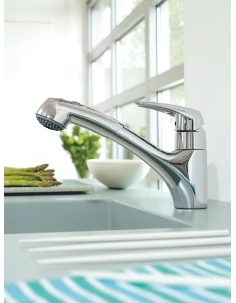 GROHE 32257001 - Dřezová baterie EURODISC lesklý chrom