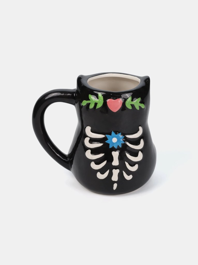 Sinsay - Hrnek s halloweenským motivem - černá