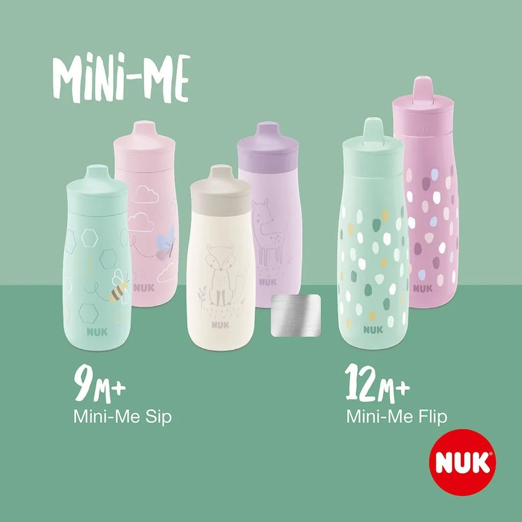 Dětská láhev NUK Mini-Me Flip 450 ml green