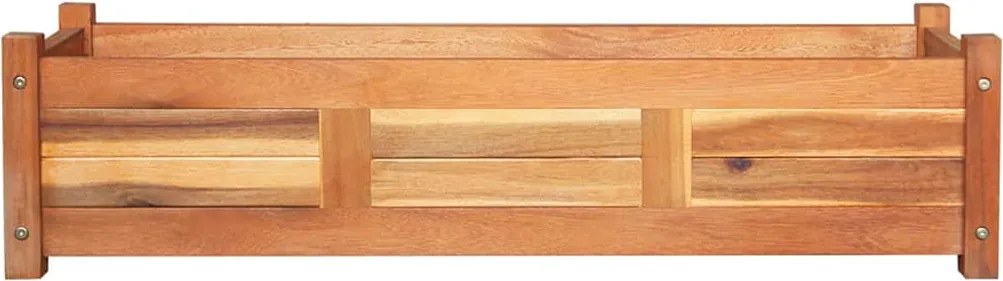 Vyvýšené záhony 2 ks akáciové dřevo 100 x 30 x 25 cm 3057522