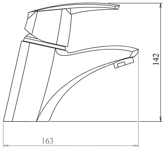 Novaservis Metalia 56 Umyvadlová baterie s výpustí chrom 56001,0