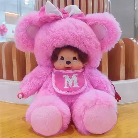 Panenka Monchhichi (mončičák) v kostýmu pohádkové postavy Varianta: Minnie