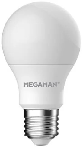 LED žárovka E27 Megaman LG7104.8+E27+865+V0240 A60 4,8W (40W) studená bílá (6500K)