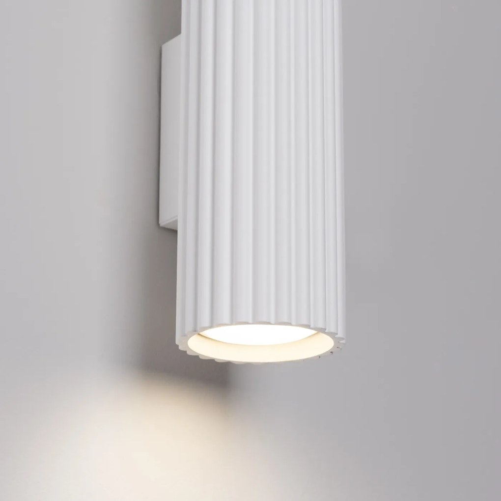 Sollux Lighting Nástěnné svítidlo KARBON 30 bílé